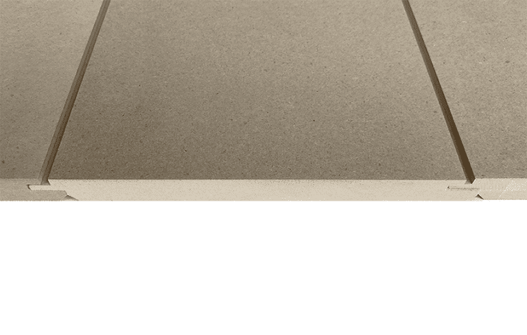 V Groove Samples available in Moisture Resistant MDF and Fire Rated MDF